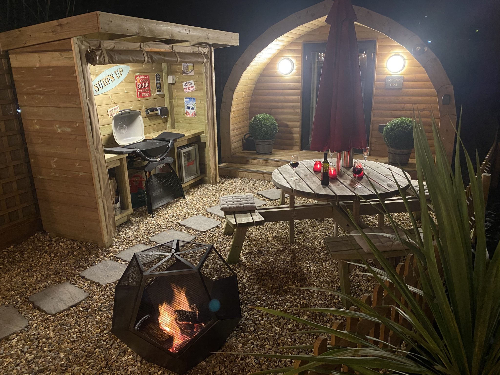 Torvale Pod - A Glamping Pod in Devon with Hot Tub